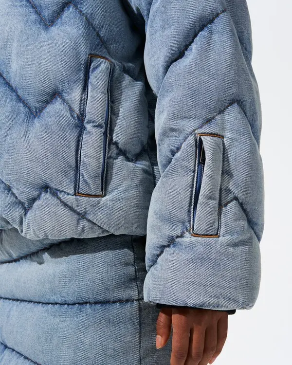 Perfect Moment Denim Puffer Jacket