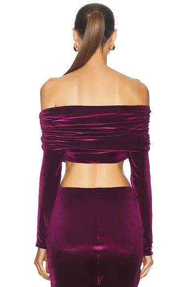 MAYGEL CORONEL Lido Velvet Top