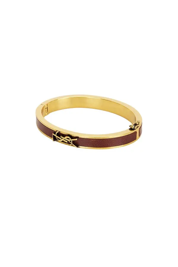 Saint Laurent Thin Bangle - Papaya Seed