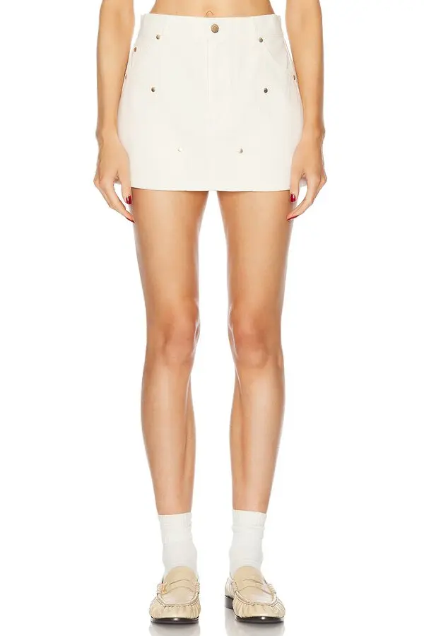 Renggli Cargo Mini Skirt - Bone