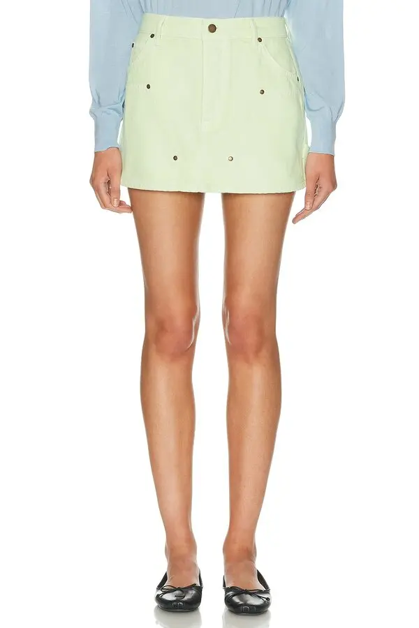 Renggli Cargo Skirt - Key Lime
