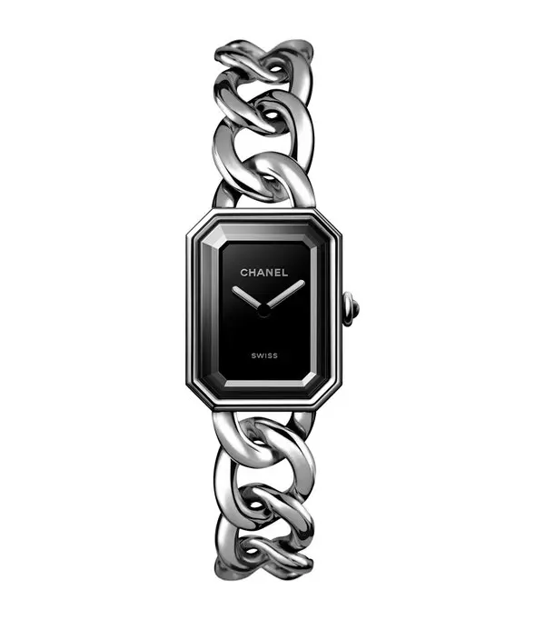 Chanel Large Première Gourmette Chain Watch - Silver