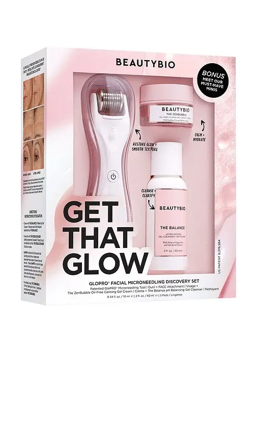 BEAUTYBIO Get That Glow Glopro Microneedling Tool & Discovery Set - N,a
