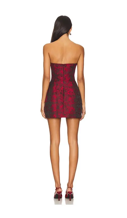 Amanda Uprichard Strapless Bethany Romper - Sweetheart