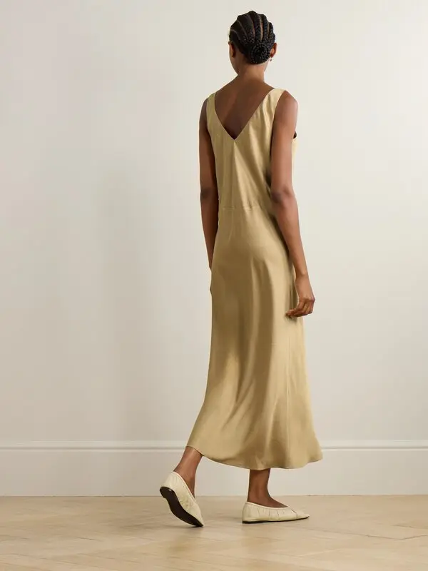 NET-A-PORTER FOR THE KING’S FOUNDATION Satin Maxi Dress