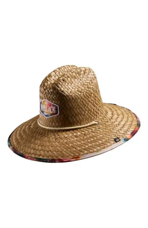 HEMLOCK HAT CO Bowie Straw Lifeguard Hat - Tie Dye