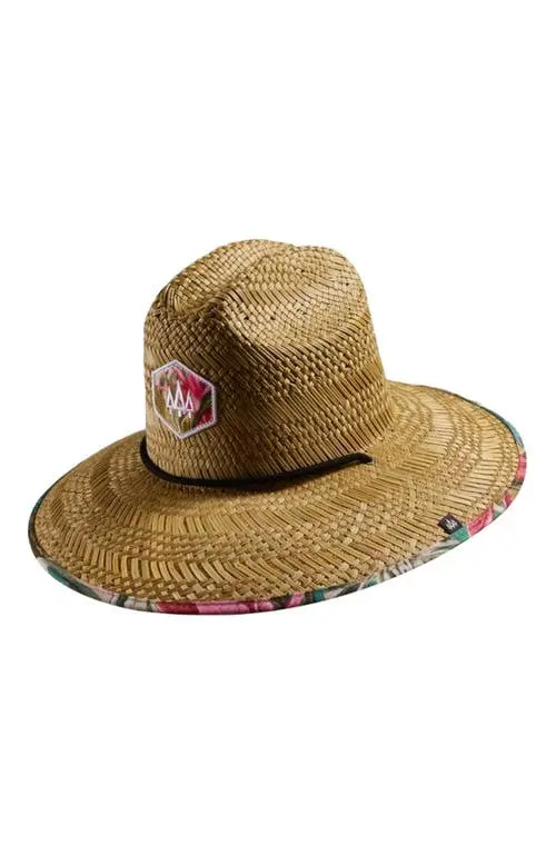 HEMLOCK HAT CO Bombay Straw Lifeguard Hat - Panther