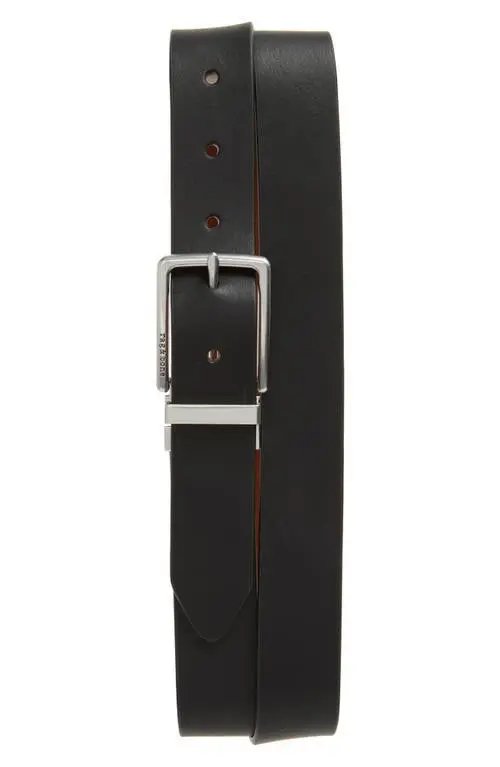 Rag & Bone Carter Reversible Leather Belt - Black Brown