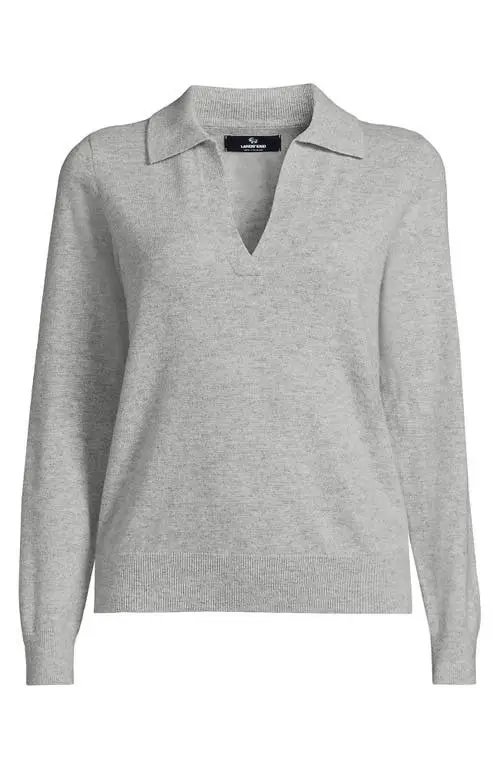 Johnny Collar Lands End Womens Cashmere Buy LANDS' END Cashmere - Main Image