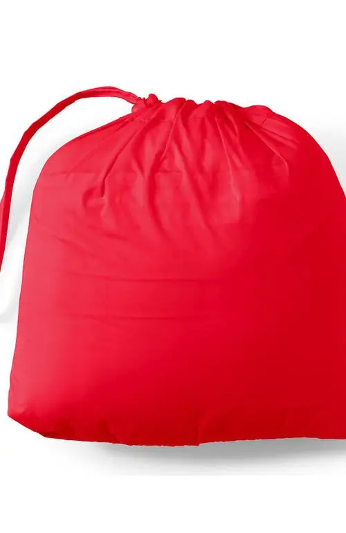 LANDS' END Wanderweight Packable Ultralight Down Vest - Bright Cherry