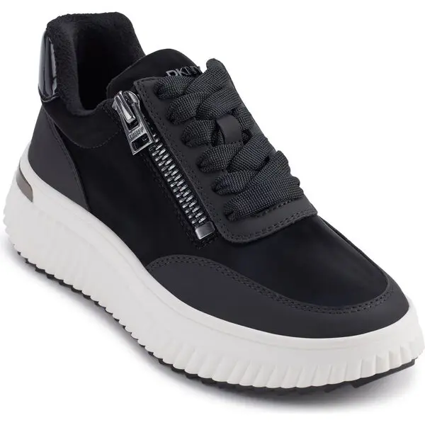 Dkny Laurence Wedge Sneakers - Black