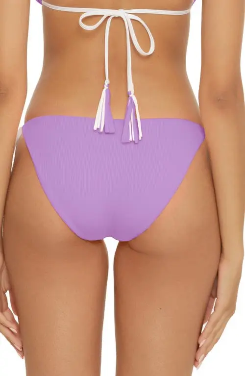 BECCA® By Rebecca Virtue Modern Edge Reversible Bikini Bottom - Lilac Pearl