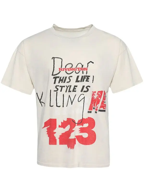 RRR123 Killing Me T-shirt - White