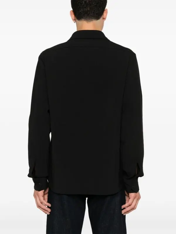 Aspesi Flannel Shirt Jacket - Black