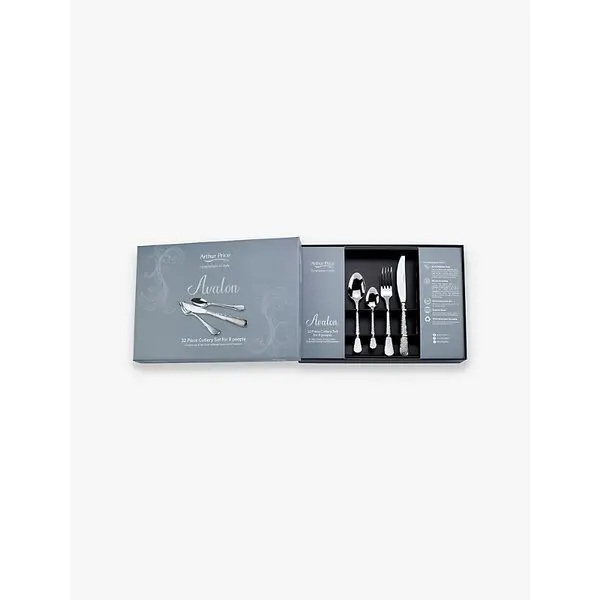 ARTHUR PRICE Avalon 32-piece Stainless-steel Cutlery Set - Stainless Steel