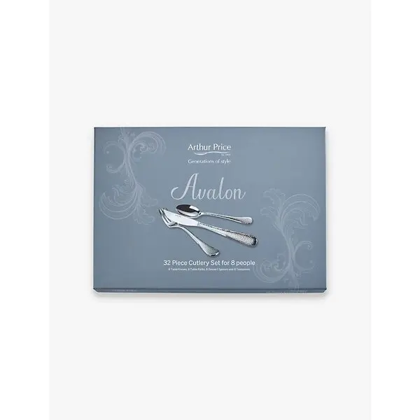 ARTHUR PRICE Avalon 32-piece Stainless-steel Cutlery Set