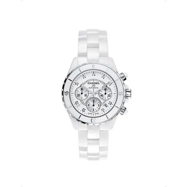 Chanel J12 Chronograph Automatic Watch - White/silver