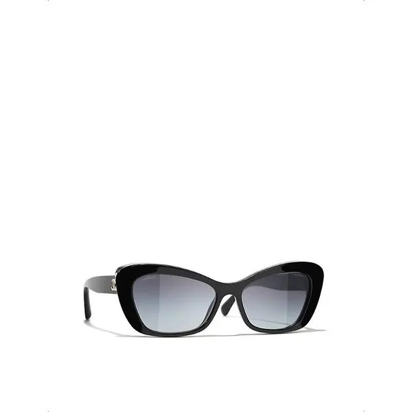 Chanel Cat Eye Sunglasses - Black
