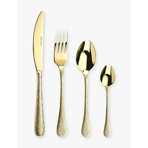 ARTHUR PRICE Avalon 32-piece Pvd-coated Stainless-steel Cutlery Set
