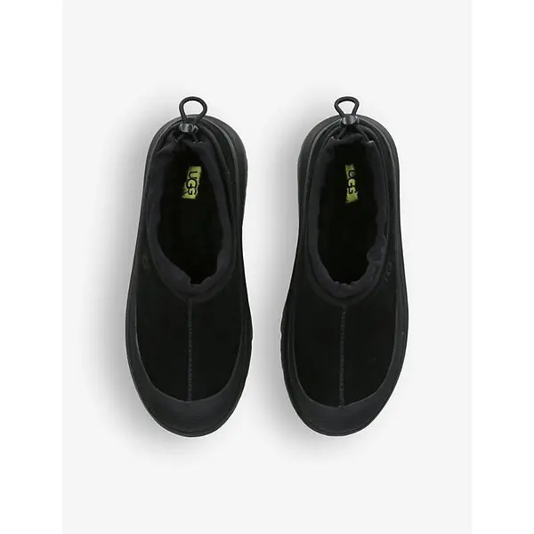 UGG Tasman Weather Suede Slippers - Black