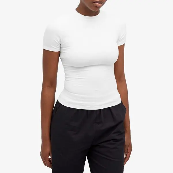 ADANOLA Short Sleeve Stretch Top