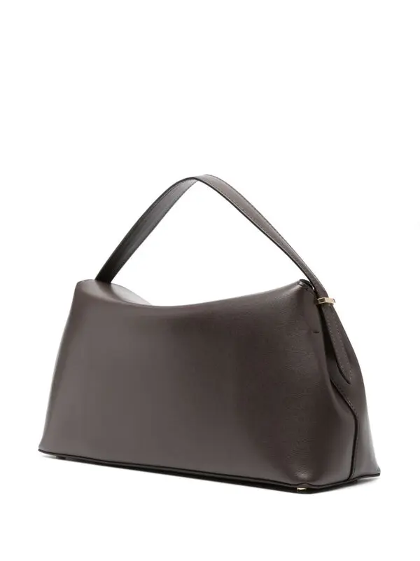 TOTEME T-lock Leather Top Handle Bag - Brown