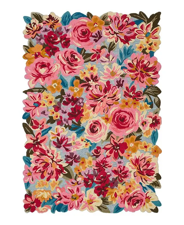 SURYA Shindig 495684 Area Rug, 2' X 3 - Bright Pink