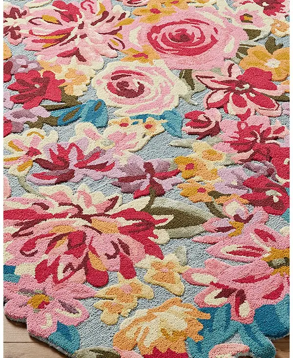 SURYA Shindig 495684 Area Rug, 2' X 3 - Bright Pink
