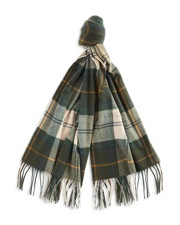 Barbour Hailes Tartan Scarf - Green/multi