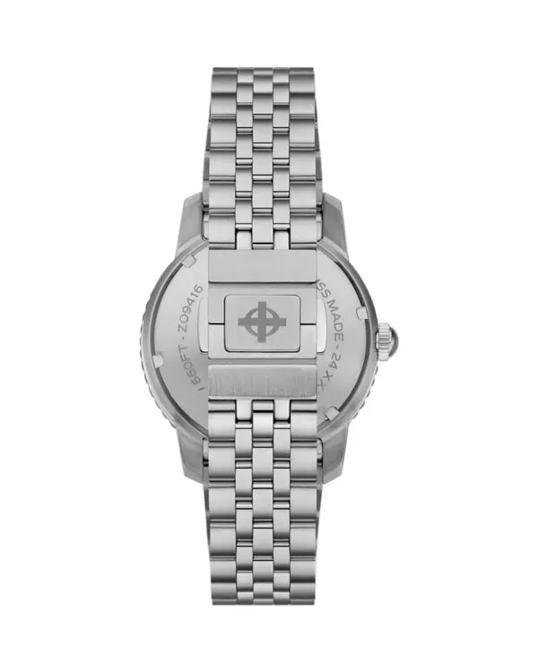 ZODIAC Gmt Automatic 37mm Stainless Steel Bracelet Watch