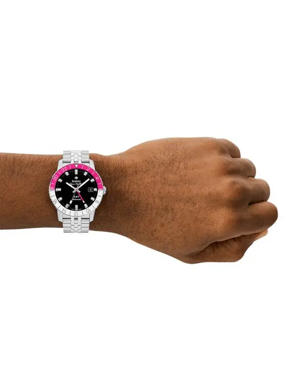 ZODIAC Gmt Automatic 37mm Stainless Steel Bracelet Watch