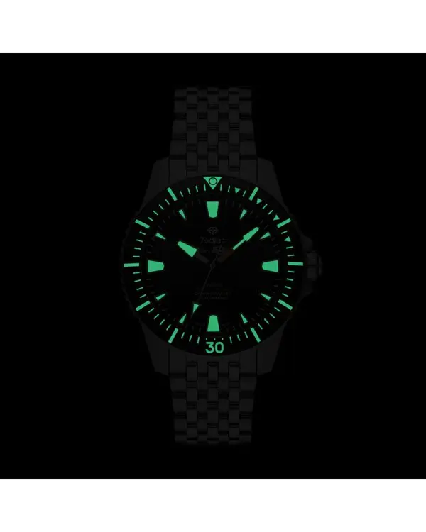ZODIAC Pro-diver Automatic Stainless Steel Watch, 42mm