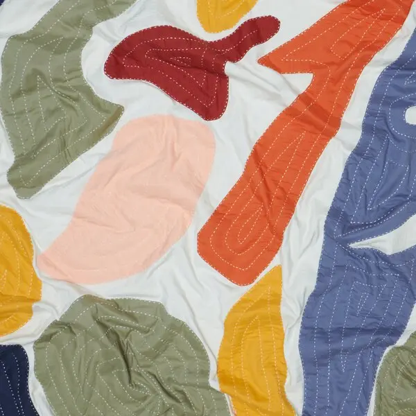 ANCHAL Petal Quilt Throw