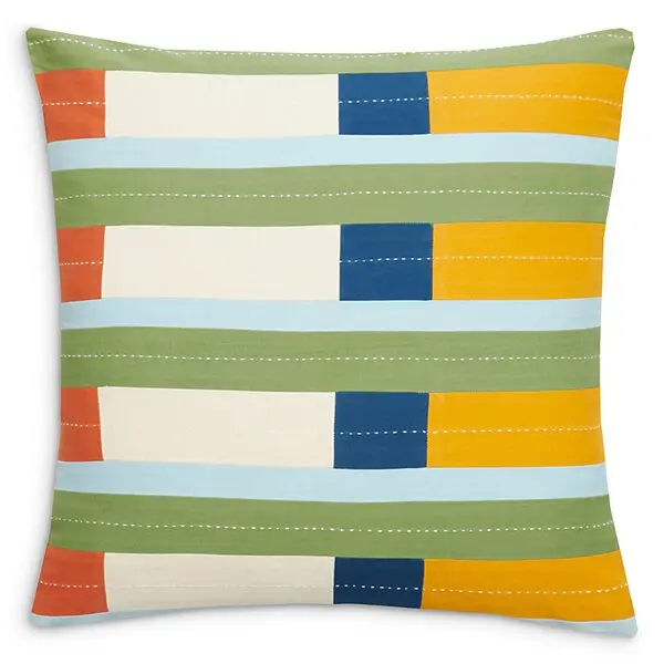 ANCHAL Stamp Throw Pillow - Multi