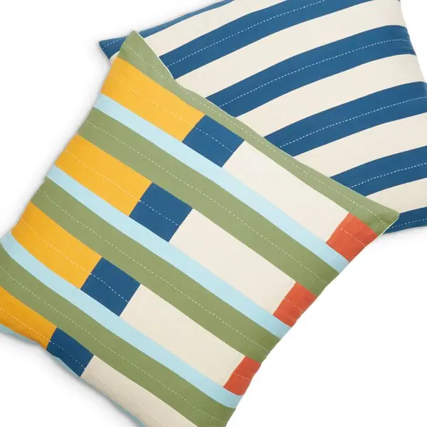 ANCHAL Stamp Throw Pillow