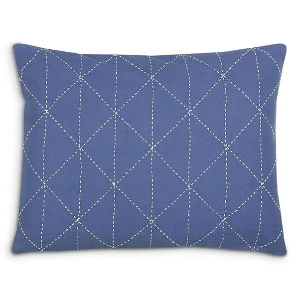 ANCHAL Small Graph Throw Pillow - Slate
