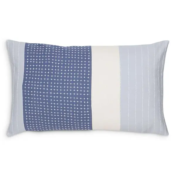 ANCHAL Didi Colorblock Lumbar Pillow - Slate