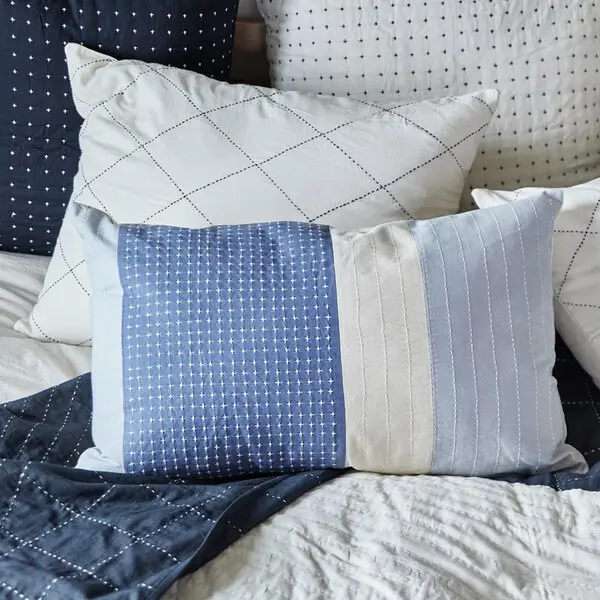ANCHAL Didi Colorblock Lumbar Pillow