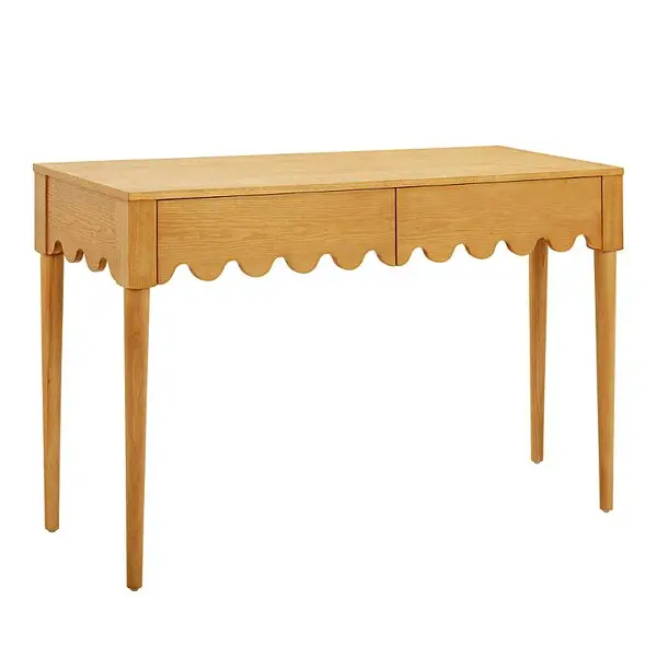 TOV FURNITURE Oodle Ash 2-drawer Desk - Natural