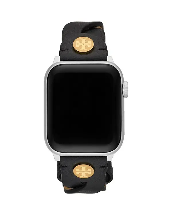 Tory Burch Braided Apple Watch Strap - Black