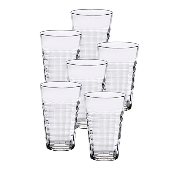 DURALEX Prisme 16.87 Oz. Tumbler, Set Of 6 - Clear