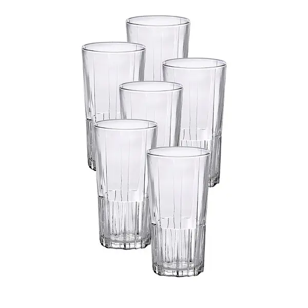DURALEX Jazz 10.12 Oz. Tumbler, Set Of 6 - Clear