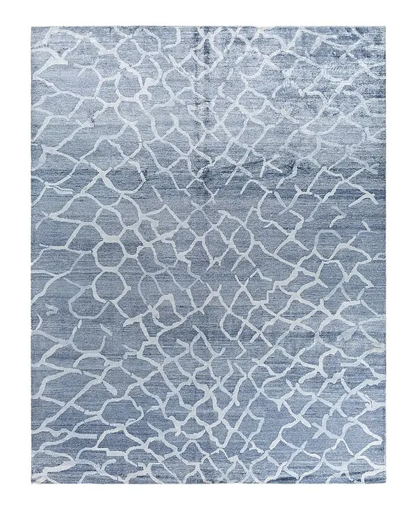Bloomingdale'S Indo Modern M6531 Area Rug, 9'2 X 11'10 - Gray