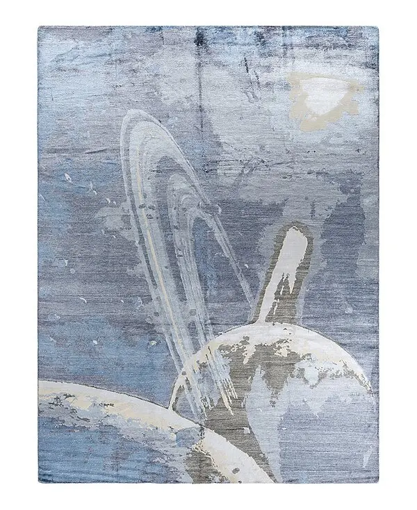 Bloomingdale'S Indo Modern M7522 Area Rug, 9'1 X 12'2 - Gray