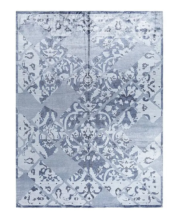 Bloomingdale'S Indo Modern M6891 Area Rug, 9'2 X 12'2 - Ivory