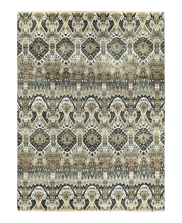 Bloomingdale'S Indo Ikat M6002 Area Rug, 9'3 X 12'3 - Gray
