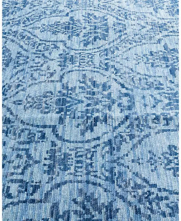 Bloomingdale'S Indo Modern M7017 Area Rug, 8'1 X 10'1 - Blue