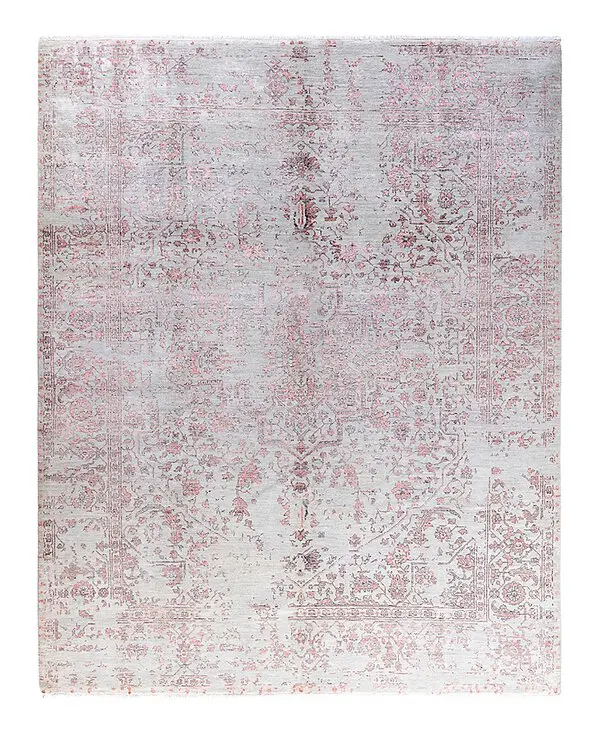Bloomingdale'S Indo Ikat M7781 Area Rug, 8'1 X 10'1 - Gray