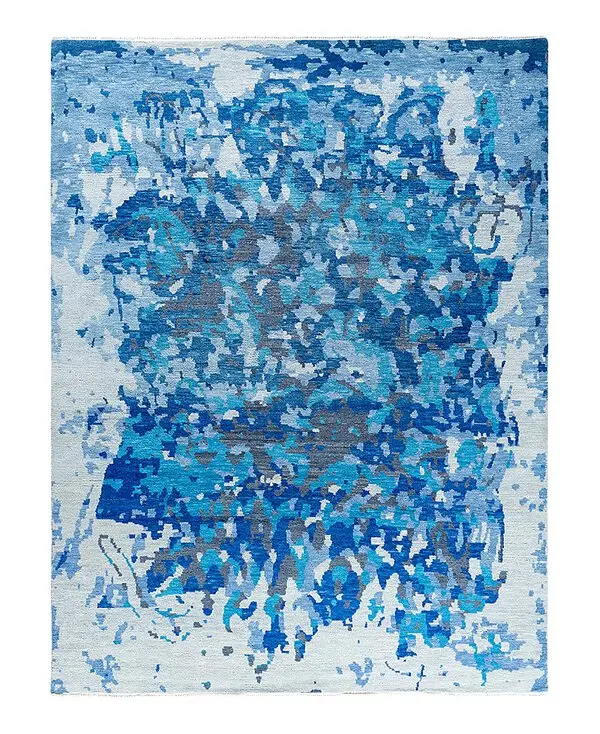 Bloomingdale'S Indo Modern M7322 Area Rug, 7'10 X 10'2 - Blue