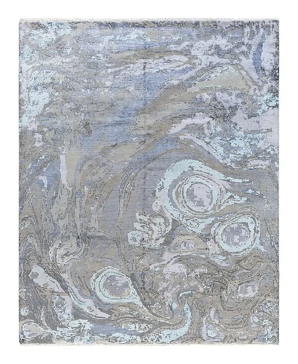 Bloomingdale'S Indo Ikat M7301 Area Rug, 8'3 X 10'3 - Gray